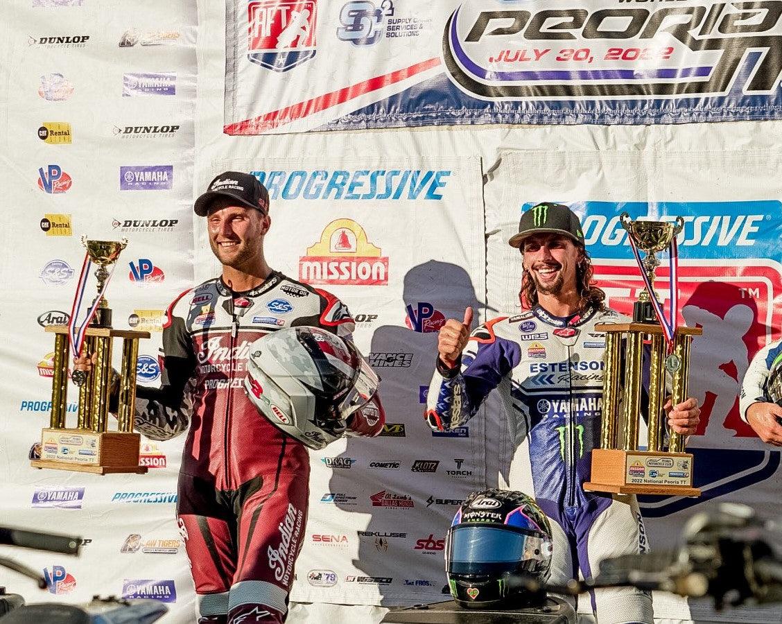 JD BEACH SHOWS AGAIN THAT HE IS THE AMERICAN FLAT TRACK TT FORMAT KING