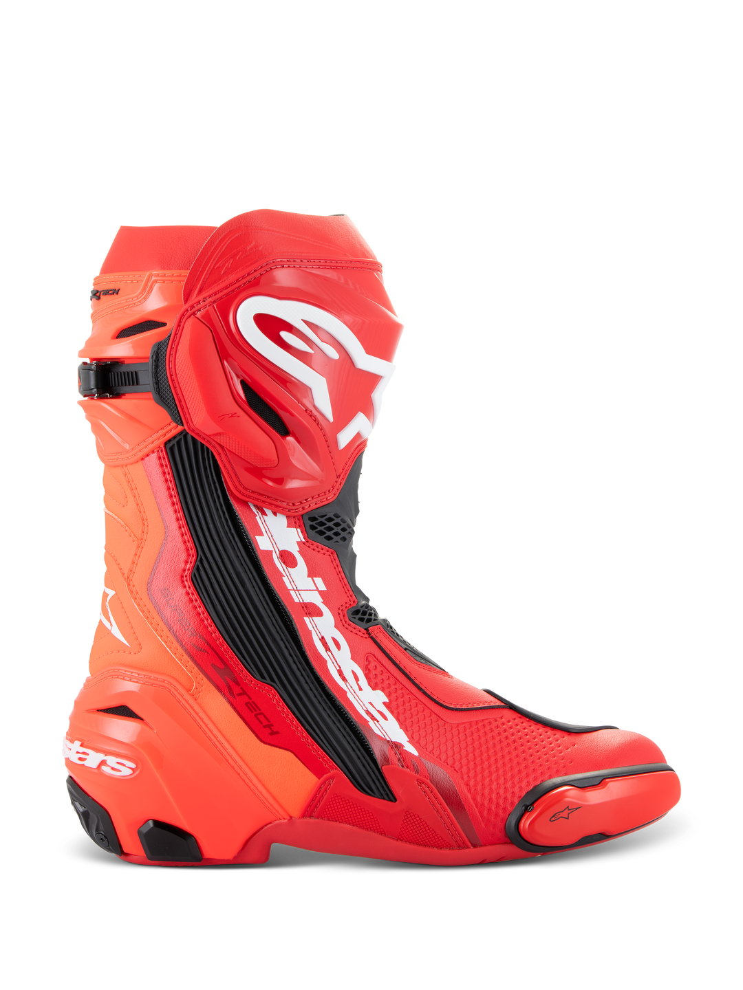 Supertech R - Black Motorcycle Boots | Alpinestars®