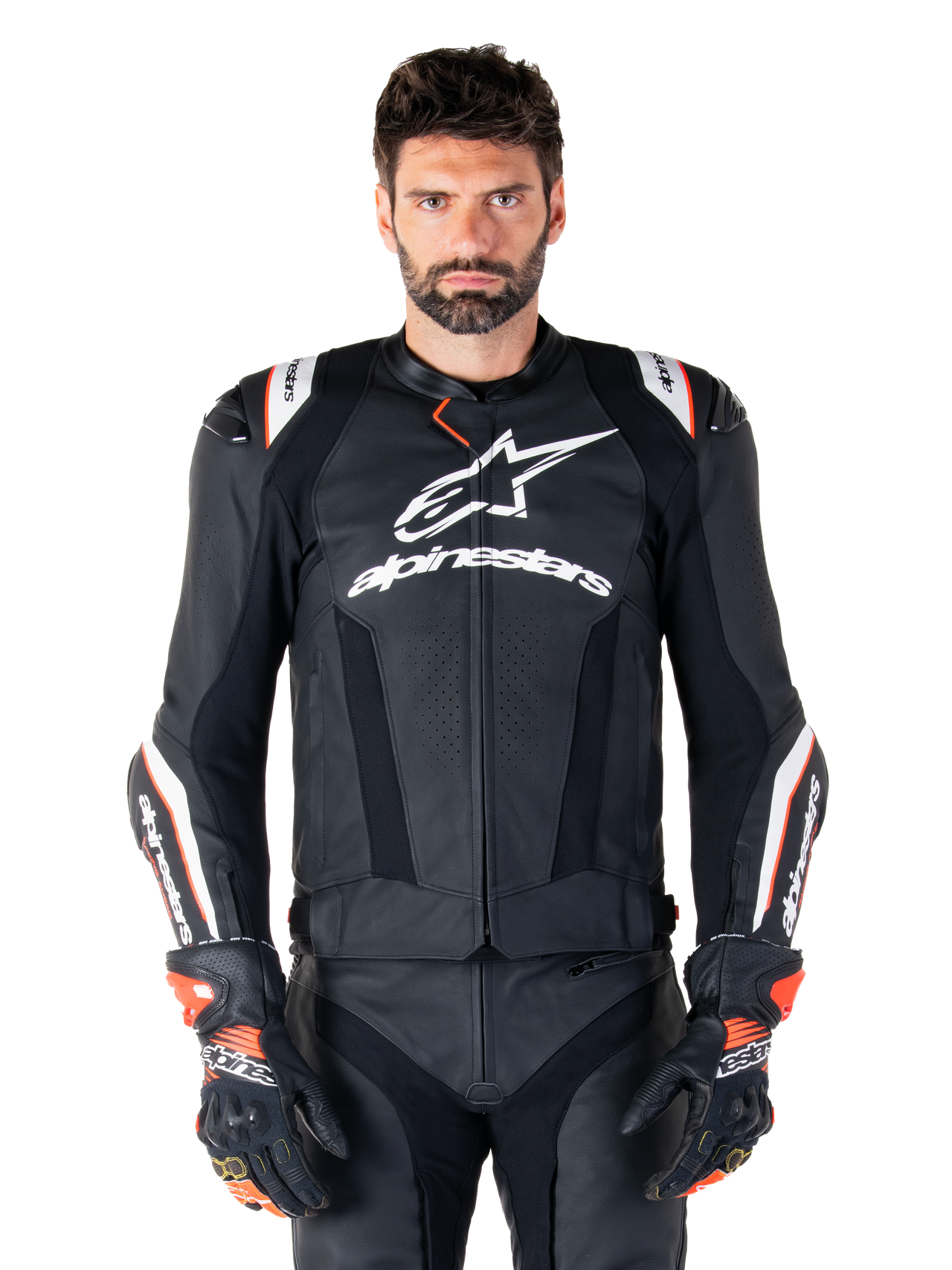 Missile V3 Ignition Leather Jacket - BLACK RACING/SPORT Jackets ...