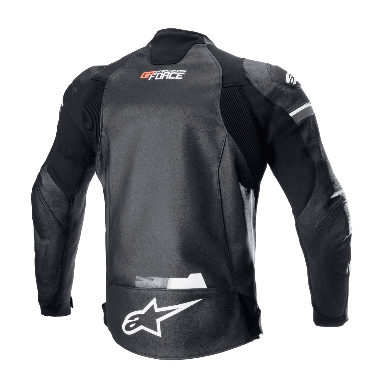 GP Force Leather Jacket - BLACK RACING/SPORT Jackets | Alpinestars ...