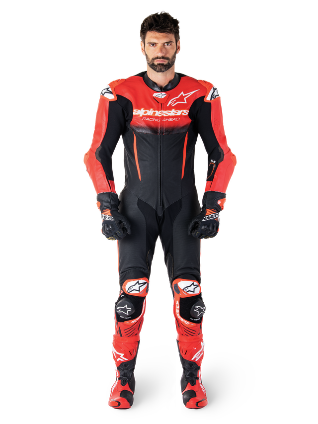 GP-R7 1PC Leather Suit - BLACK RACING/SPORT Suits | Alpinestars
