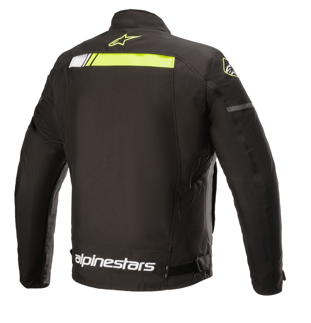T-SPS Ignition Waterproof - Black Yellow Motorcycle Jacket | Alpinestars®
