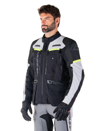 Andes V3 Drystar® Jacket - GRAY ADVENTURE Textile Jackets | Alpinestars