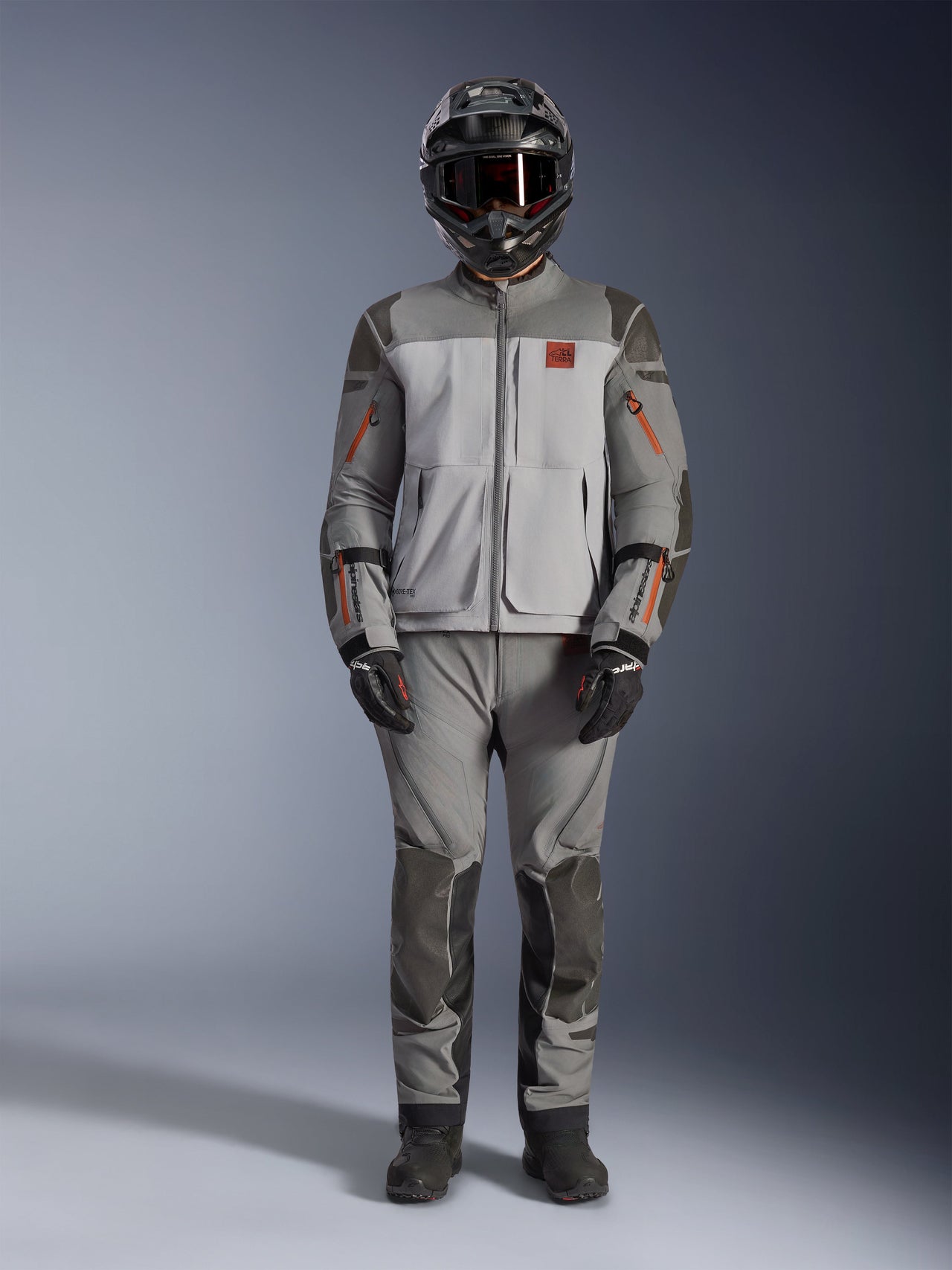 Nazca 3L GORE-TEX PRO - Gray Motorcycle Jacket | Alpinestars®