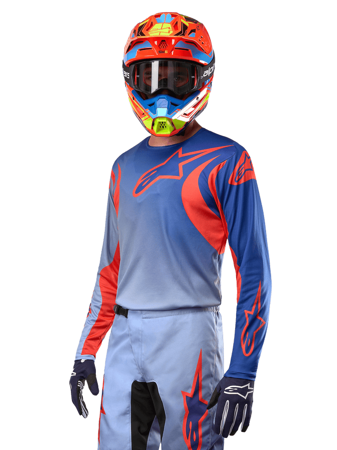 2024 Fluid Lucent Jersey - BLUE MOTOCROSS Jerseys | Alpinestars