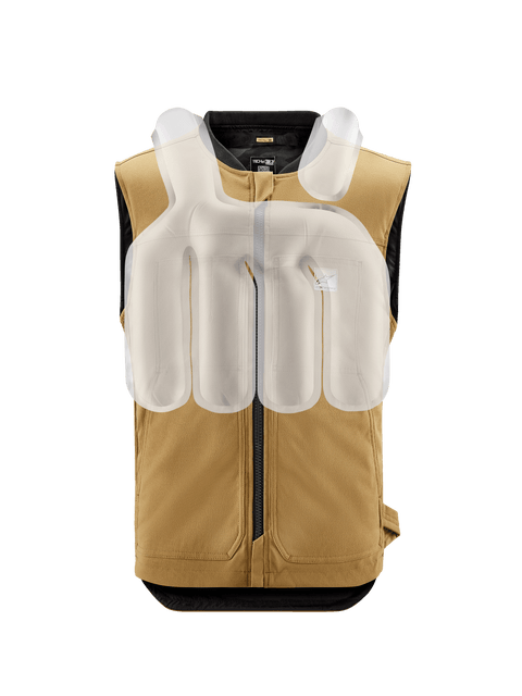 Tech-Air® 3 V2 Canvas - Brown Motorcycle Tech-Air Airbag | Alpinestars®