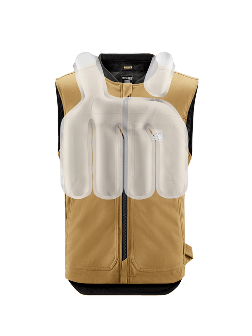 Tech-Air® 3 V2 Canvas - Brown Motorcycle Tech-Air Airbag | Alpinestars®