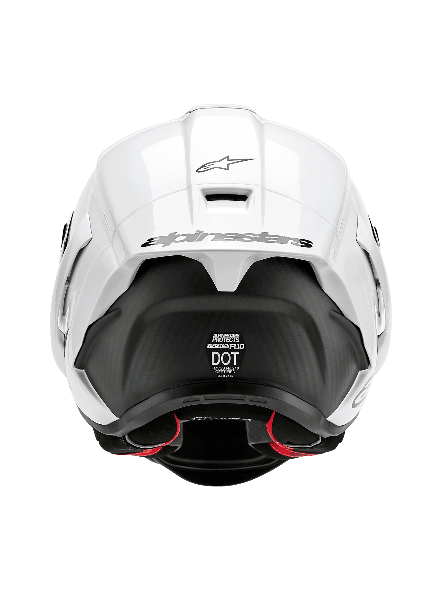 Supertech R10 Solid Helmet - WHITE RACING/SPORT Helmets | Alpinestars