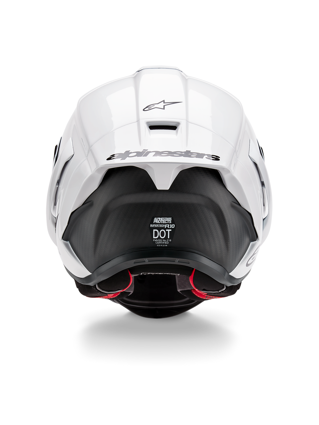 Supertech R10 Solid Helmet - WHITE RACING/SPORT Helmets | Alpinestars
