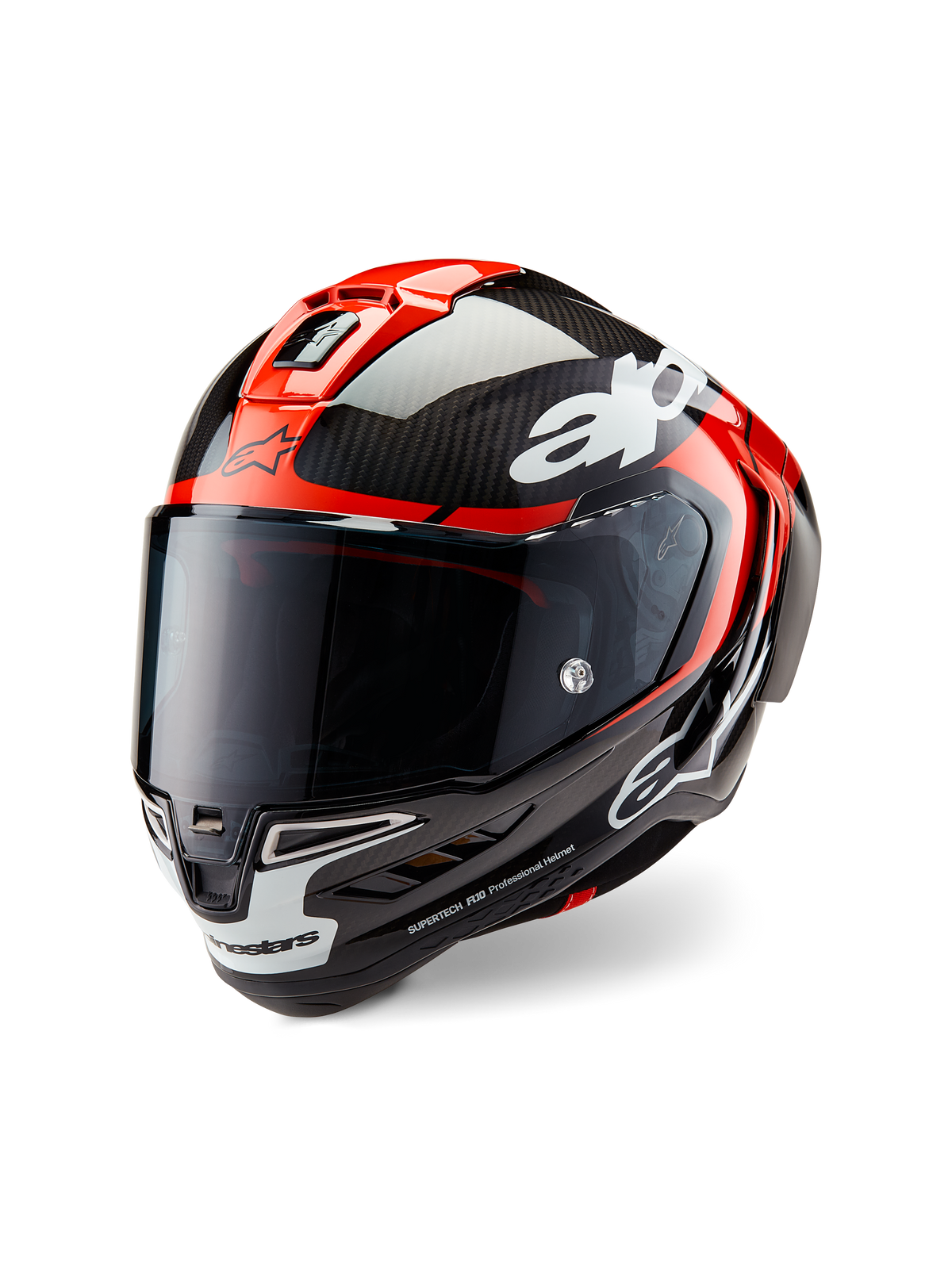Supertech R10 Element - Black Motorcycle Helmet | Alpinestars®