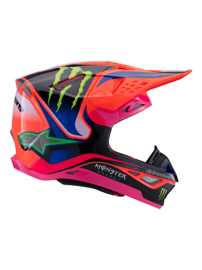 Supertech M10 Deegan Monster Helmet ECE06 - ORANGE MOTOCROSS Helmets ...