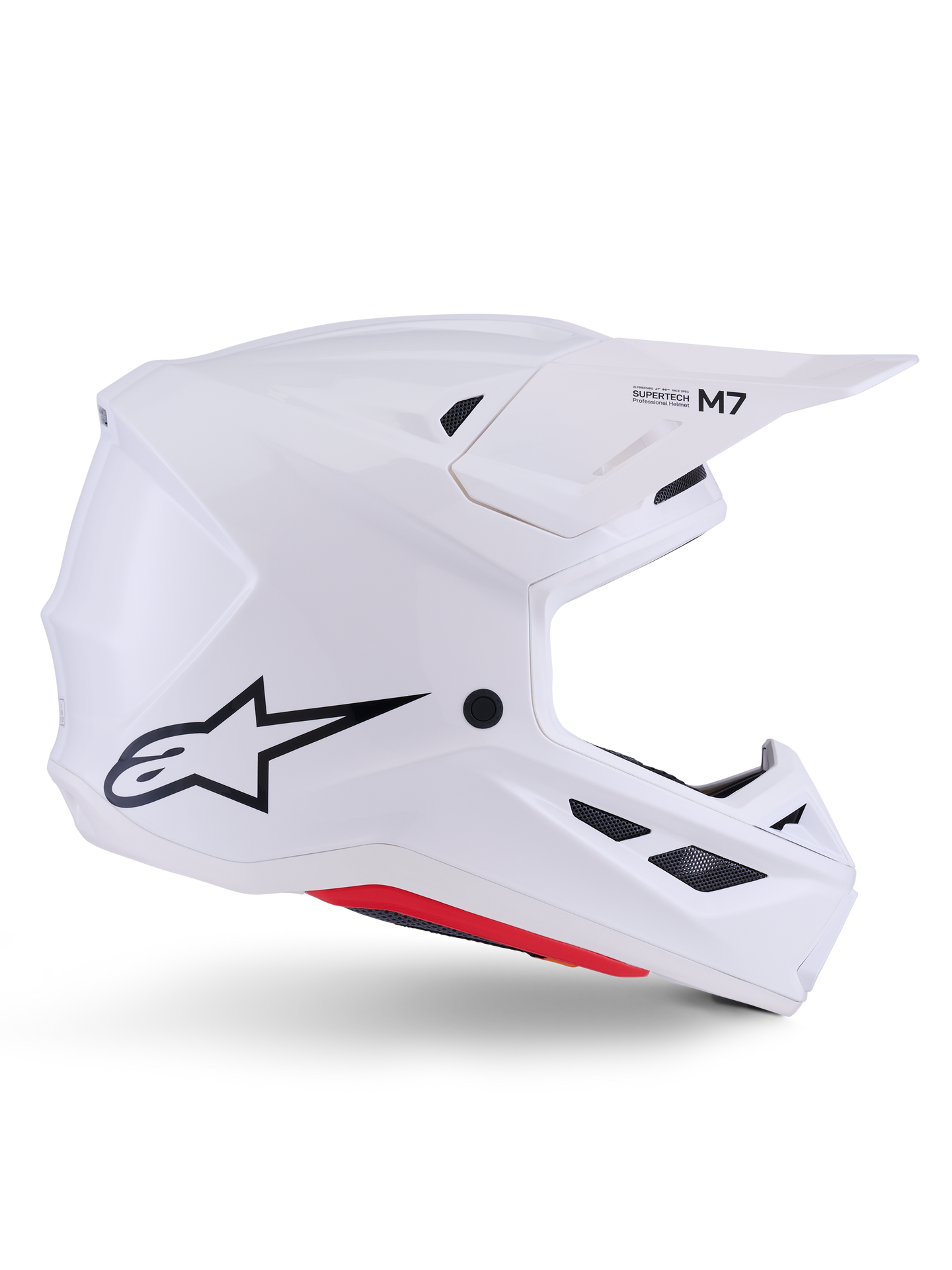 S-M7 Solid - White Glossy MX Helmet | Alpinestars®