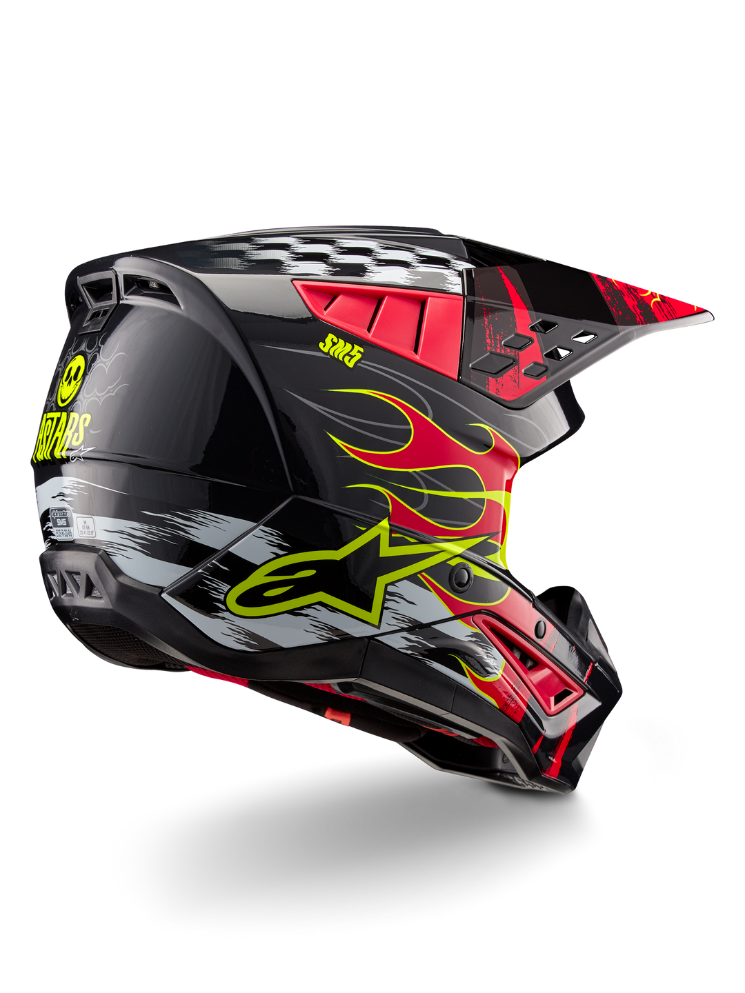 SM5 Rash - Gray MX Helmet | Alpinestars®