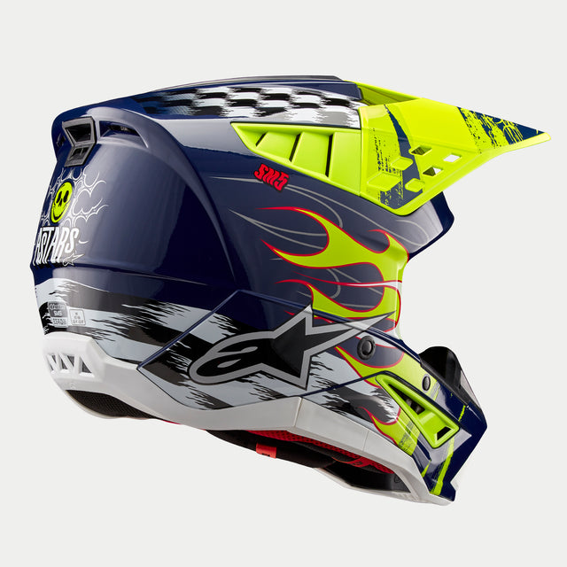 SM5 Rash - Yellow MX Helmet | Alpinestars®
