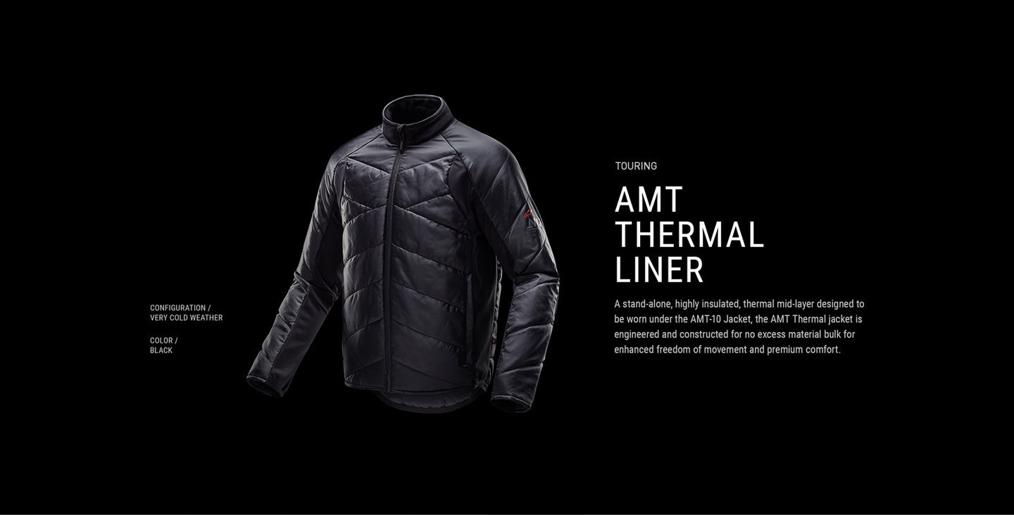 AMT Thermal Liner - BLACK ADVENTURE Textile Jackets | Alpinestars